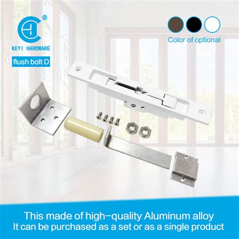 Flush Bolt D Commercial Metal Door Staineless Steel Door Bolt Flush