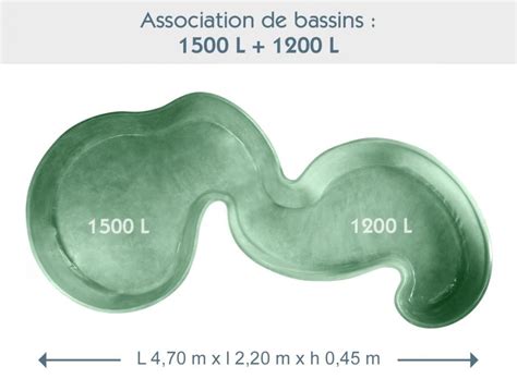 Bassins De Jardin 1500 L 1200 L Bassin Préformé Assembler Bassins