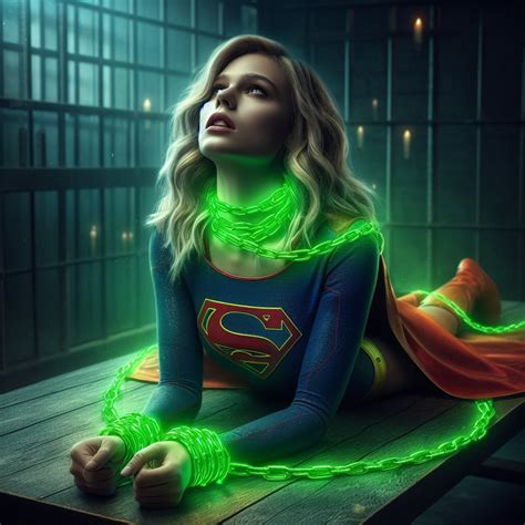 Supergirl Defeated And Captured Ai Art By Evandromarquesamv On