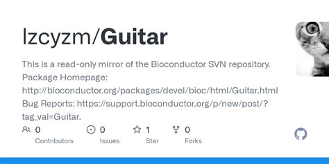 Github Lzcyzm Guitar This Is A Read Only Mirror Of The Bioconductor Svn Repository Package