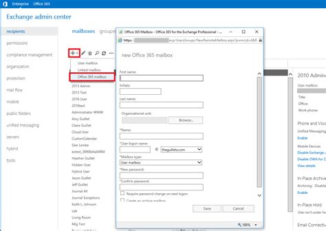 Creating A Remote Mailbox In An Exchange Hybrid Environment Microsoft