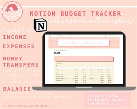 Expense Tracker Notion Template Printable Word Searches