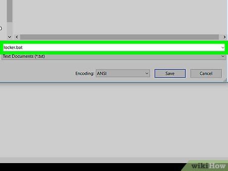 How To Lock A Folder Using A Batch File 9 Steps With Pictures