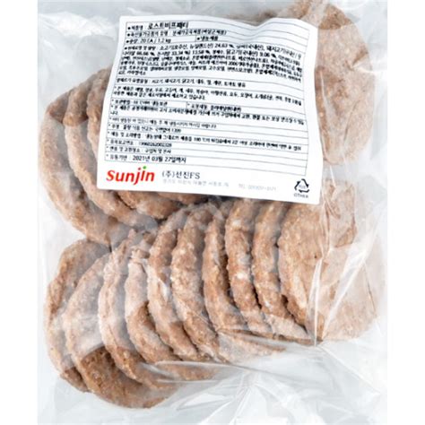 선진포크 로스트 비프패티 12kg 60g X 20개입 아이스박스 에누리 가격비교