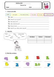 Classroom Objects And Numbers Part 1 ESL Worksheet By Petite Helene