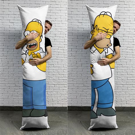 🔥homer Simpson Body Pillow Dakimakura
