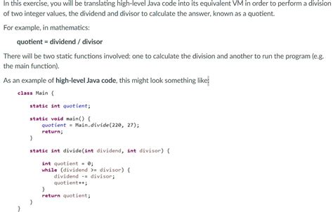 Solved In This Exercise You Will Be Translating High Level