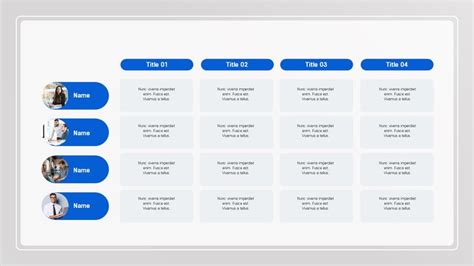 표 디자인 양식 Ppt 템플릿