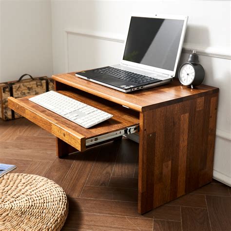 에린 멀바우 원목 600 좌식 원룸 1인 노트북 데스크탑 컴퓨터 책상 마홀앤 경기포천가구산업협동조합 공식몰