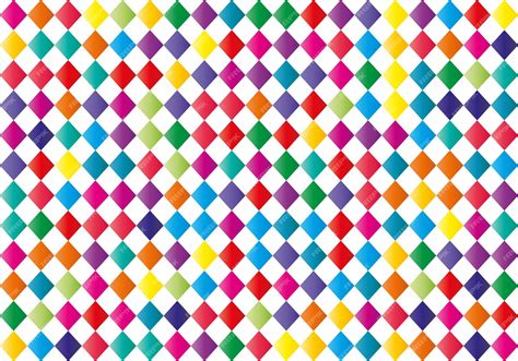 Premium Vector Background Of Colorful Rhombuses On White Background