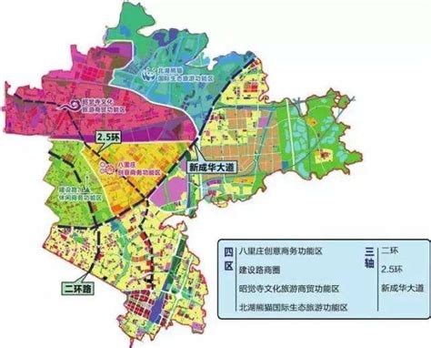 成都市成华区控规图 图库 五毛网