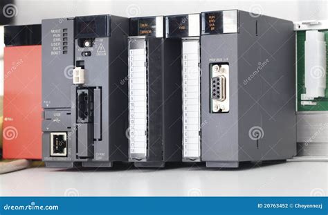 Plc Unit Stock Photo Image Of Circuitry Circuit Industrial 20763452