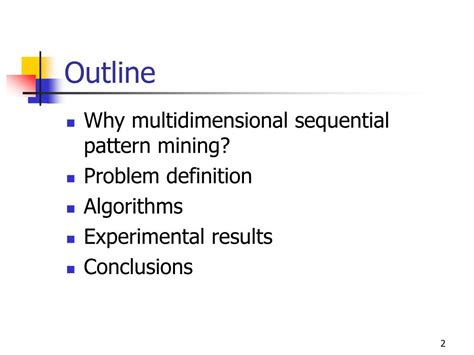 Ppt Multi Dimensional Sequential Pattern Mining Powerpoint