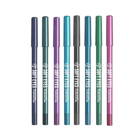 W7 Soft Eyes Gel Eyeliner Pencil Display 48pcs