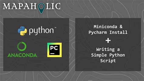 Miniconda PyCharm Install Writing A Simple Python Script YouTube