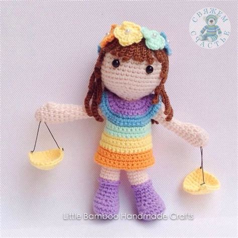 ВЕСЫ Вяжем крючком знак зодиака Автор МК Интересный контент в группе Свяжем счастье