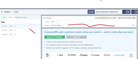 Standard Webhookcallback Url Is Not Generating At Request Bin