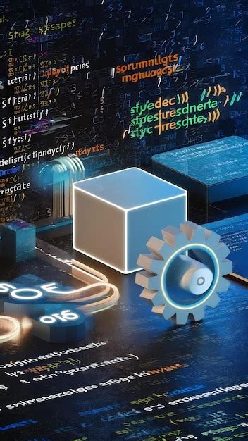 Programming Background Concept Premium Ai Generated Image