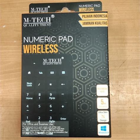Jual M Tech Numeric Keyboard Wireless Keypad Wireless Shopee Indonesia