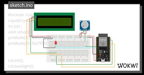 Mengendalikan Led Berdasarkan Nilai Potensiometer Wokwi Esp32 Stm32