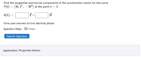 Solved For The Curve Defined By R T E−t 3t Et Find The