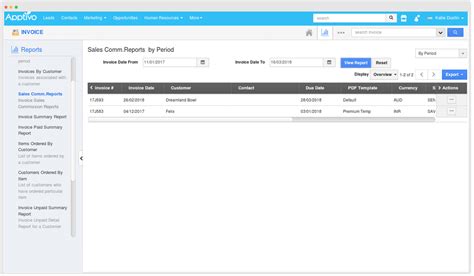 crm with invoicing billing software apptivo invoices
