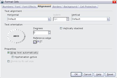 Formatting Data Apache Openoffice Wiki