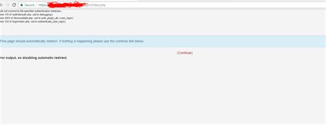 Php Error When Work With Moodle 322 Authentication External Db Via