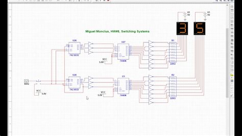 Multisim Down Counter Using Ic 74ls76 Jk Flip Flop 53 Off
