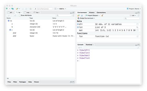 RStudio View Values In The Environment RStudio IDE Posit Community