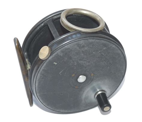 Hardy Perfect 4” Vintage Wide Drum Salmon Fly Reel Rotating Line Guide