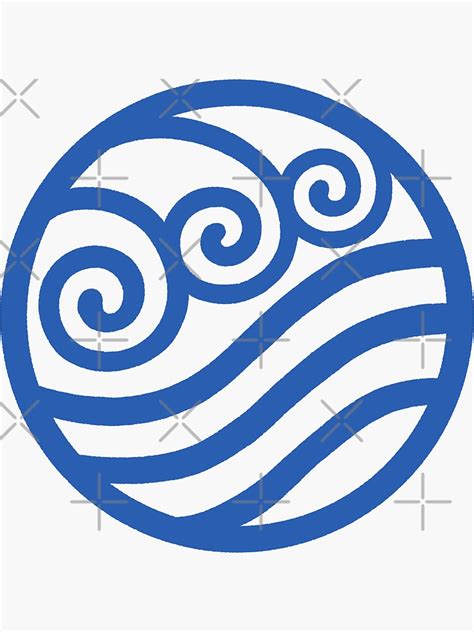 Water Symbol V1 Avatar The Last Airbender Sticker For Sale By