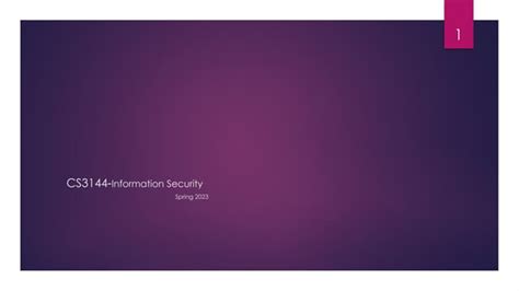 Intrusion Detection Systems Pedagogypptx