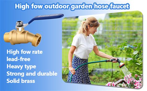 1 2 Npt Brass Male Hose Bib Heavy Duty Outdoor Hose