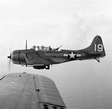 Douglas Sbd Dauntlesss From Uss Essex Cv 9 In Flight Off Of Tarawa November 1943 Life