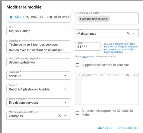 Installation Et Configuration De Semaphore Ui Linterface Web Pour