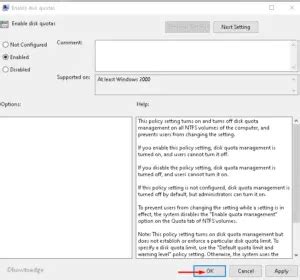How To Enable Or Disable Disk Quotas In Windows 10 Howtoedge