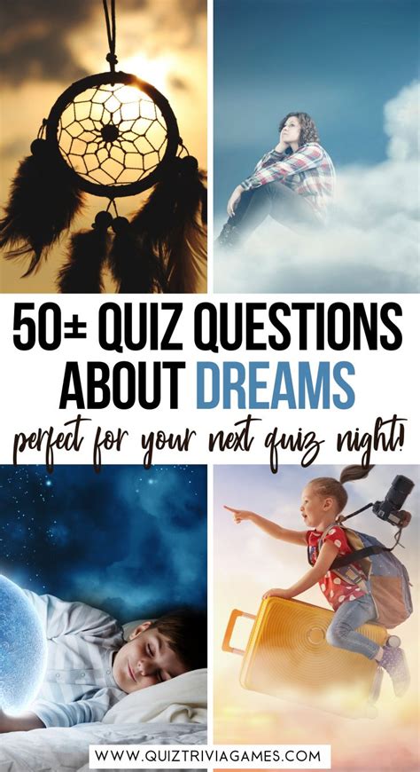 50 Dream Quiz Questions And Answers Quiz Trivia Games