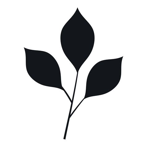 Cherry Leaves Icon Simple Style 15040939 Vector Art At Vecteezy