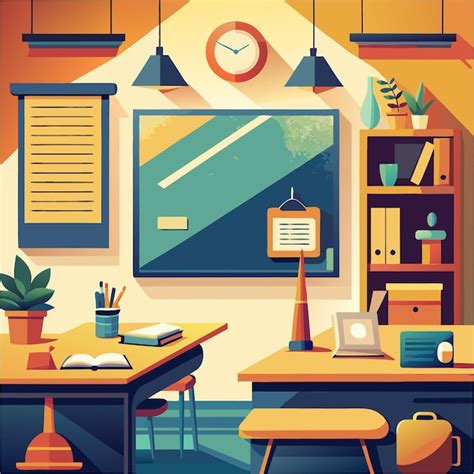Premium Vector Creative Classroom Setup Enhance Learning Environments