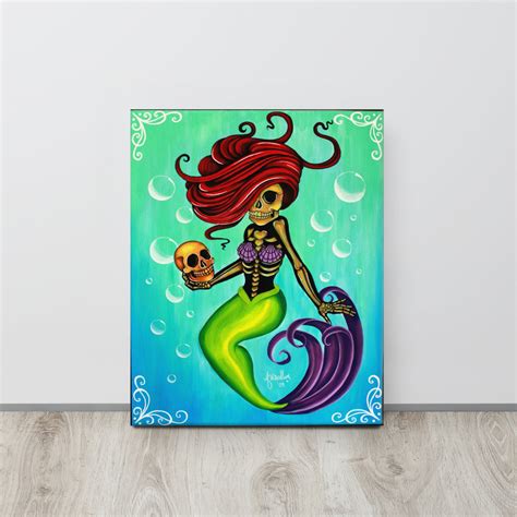 “la Sirena” Canvas The Art Of Francella