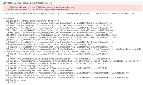 How To Install Geopandas In Julia New To Julia Julia Programming