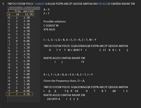 Decryption How Do I Progress With Cracking This Monoalphabetic Substitution Cipher That