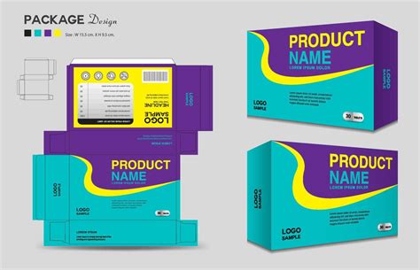 Supplements And Cosmetic Box Design Package Design Template Box