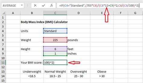 How To Make A BMI Calculator In Excel Overall Money