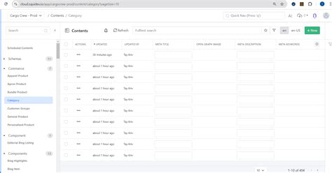 Content Display And Search Issues Support Squidex Support