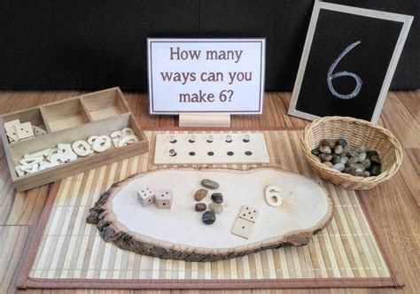 A Table With Dices And Cards On It Next To A Sign That Says How Many