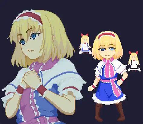Alice Margatroid And Shanghai Doll Touhou Drawn By Kakone Danbooru