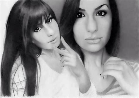 Portrait Double Girl By Moemanreese On Deviantart