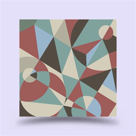 Premium Vector Abstract Pattern Of Arbitrary Geometric Shapes
